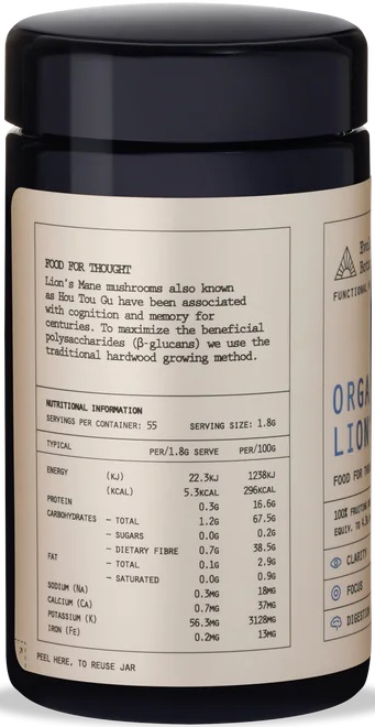 Evolution Botanicals Organic Lion's Mane | Sporty's Health