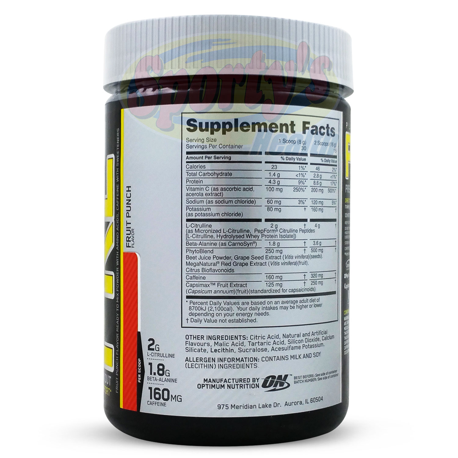 Optimum Nutrition Platinum Pre - Sporty's Health