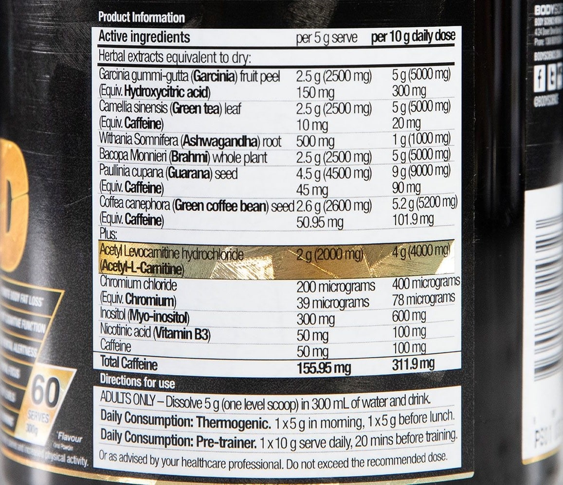 BSc Hydroxyburn Shred Ultra | Sporty's Health